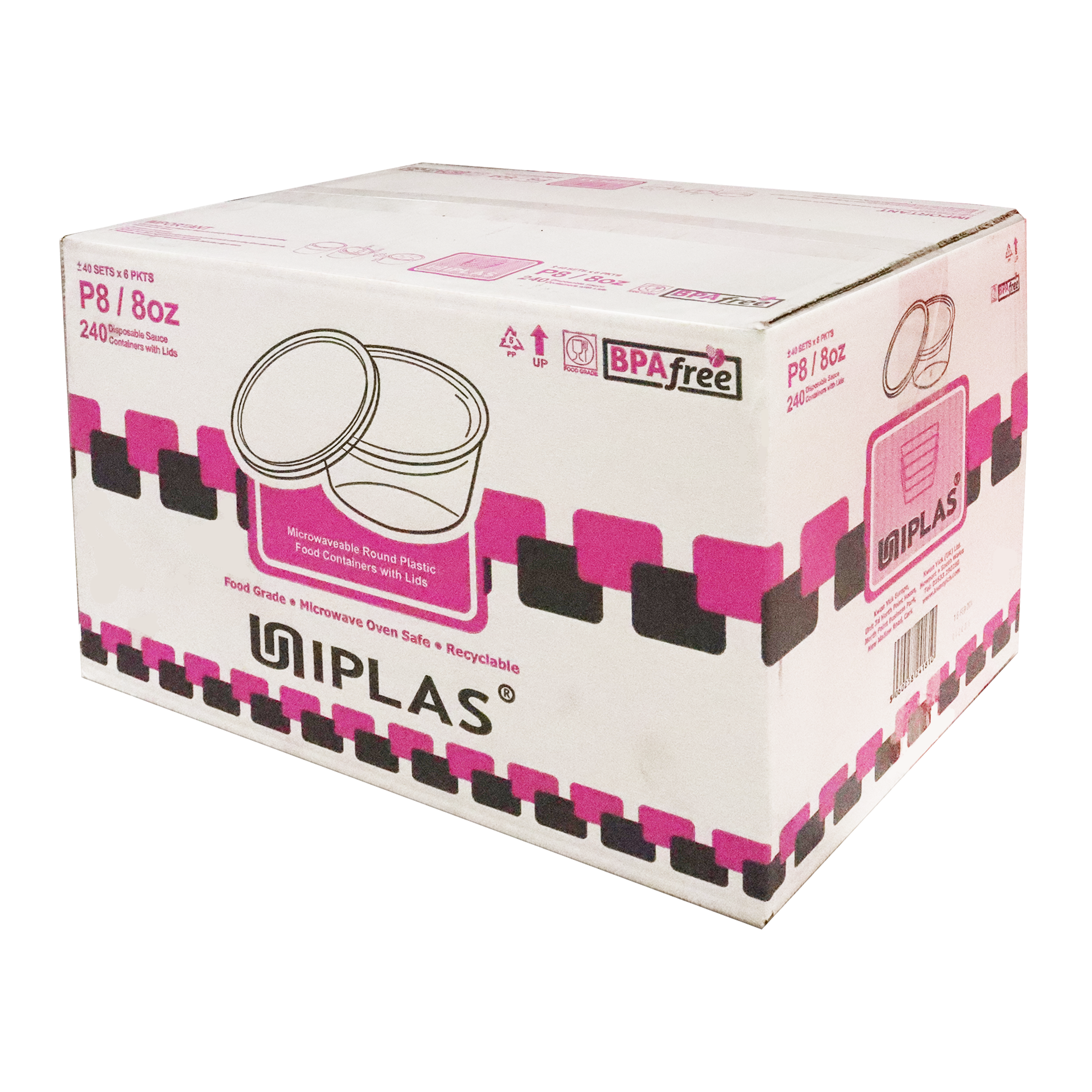 Uniplas P8 8oz SET PURPLE 塑料盒 – Kwan Yick